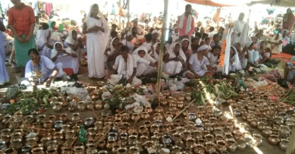 Basantrai Pond Mela of cultural and religious festival.